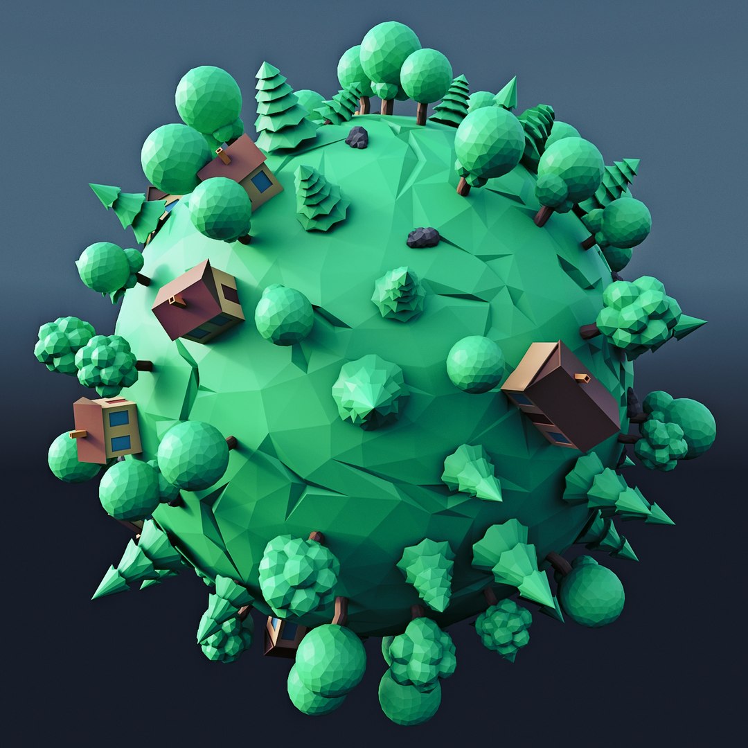 Cartoon Planets 3D Model - TurboSquid 1399470