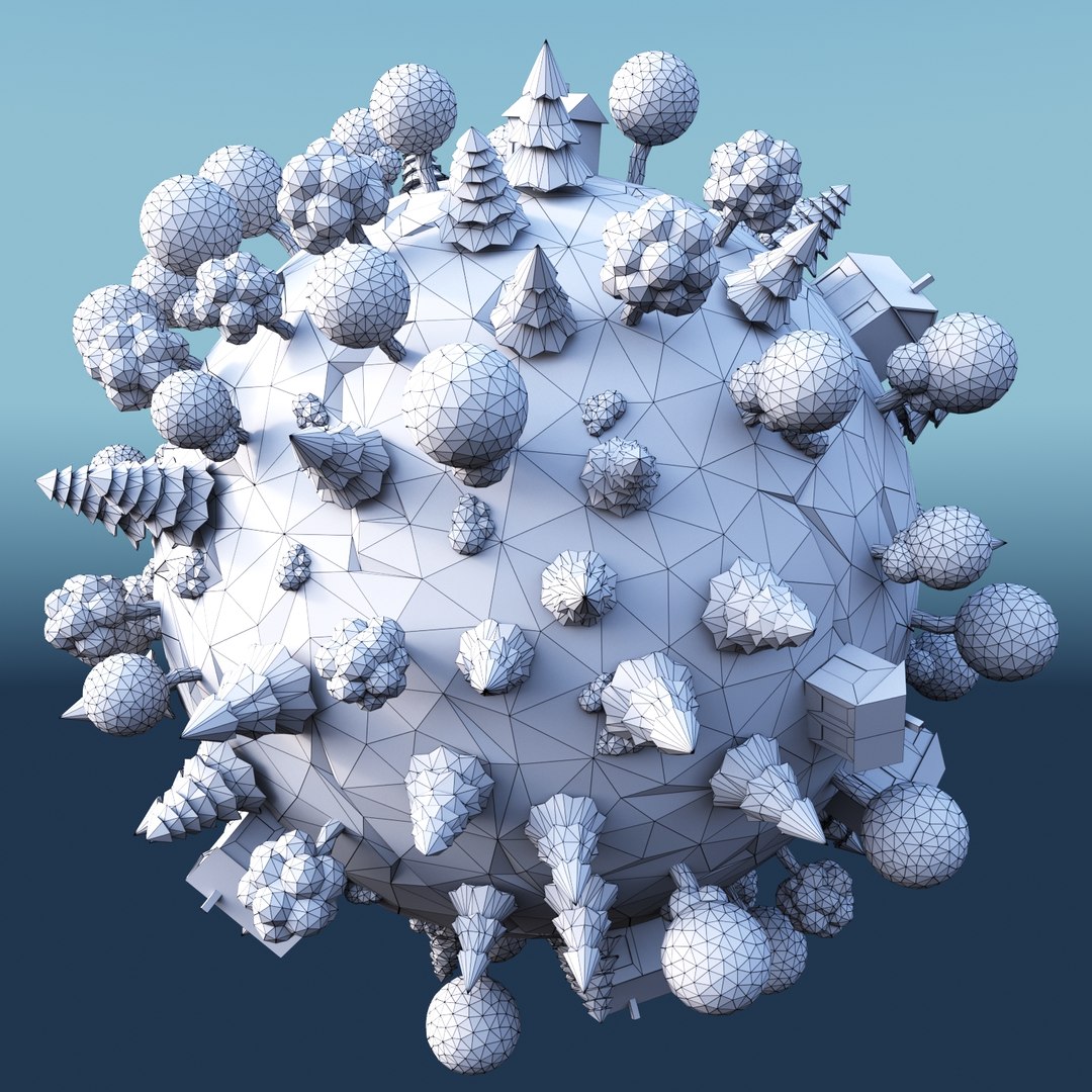 Cartoon Planets 3D Model - TurboSquid 1399470