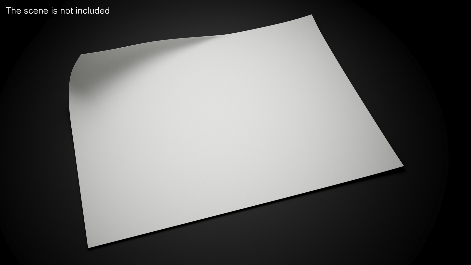 Empty White Paper Sheet 3D - TurboSquid 1993727