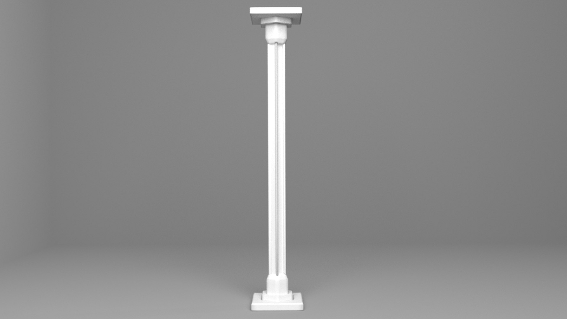 Pillar Octagon 4 3D Model - TurboSquid 1572677