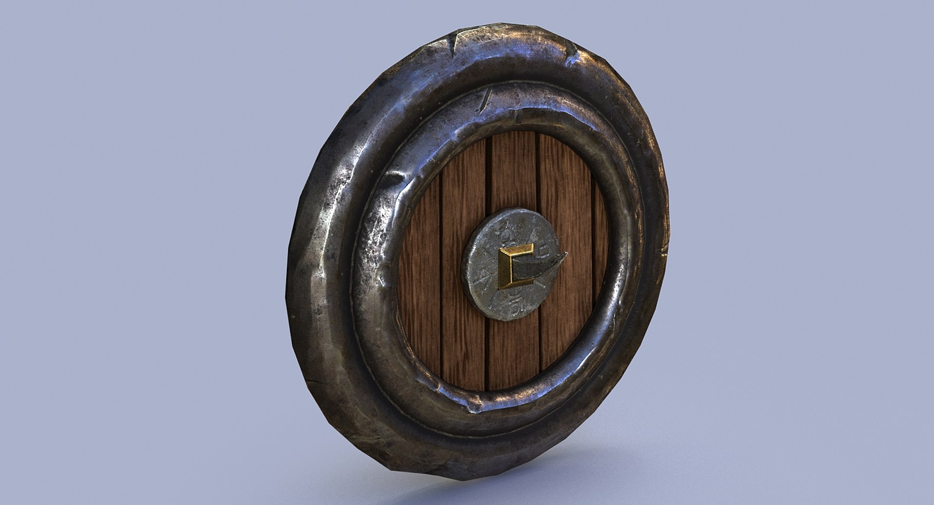 Dwarf shield 3D model - TurboSquid 1420315
