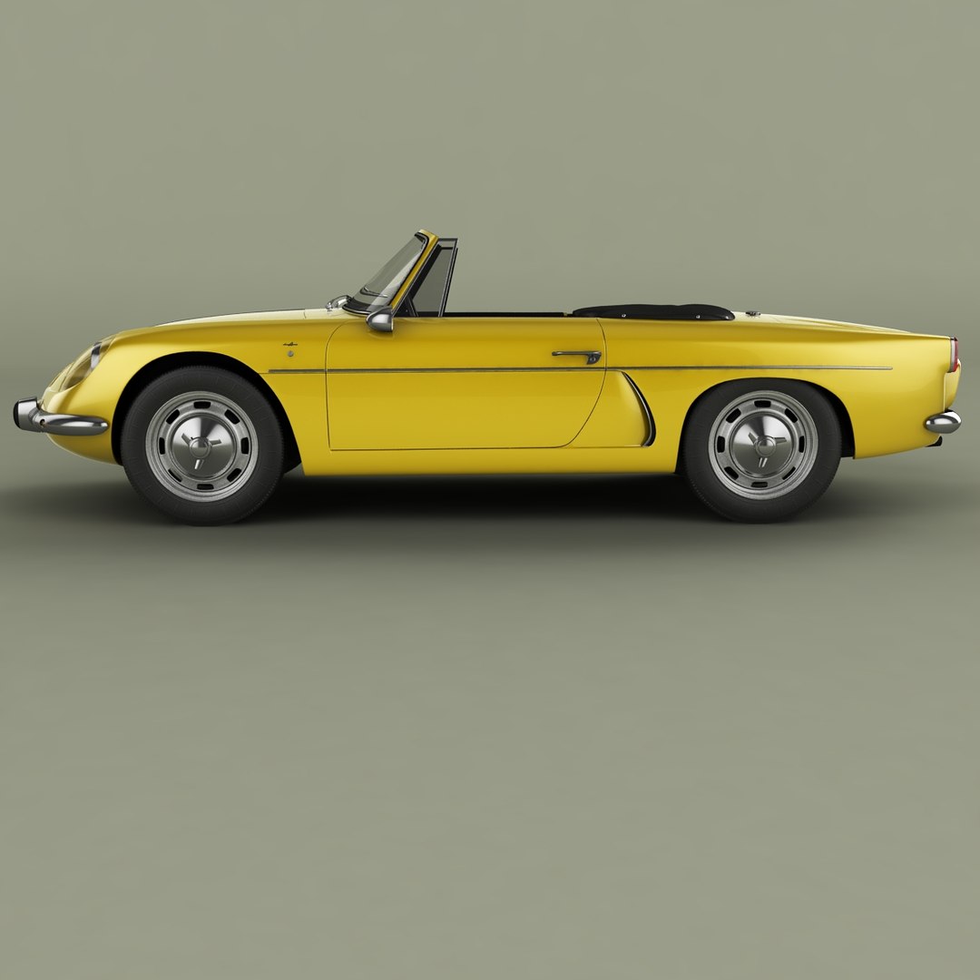 1961 Renault Alpine A108 3D - TurboSquid 1325637