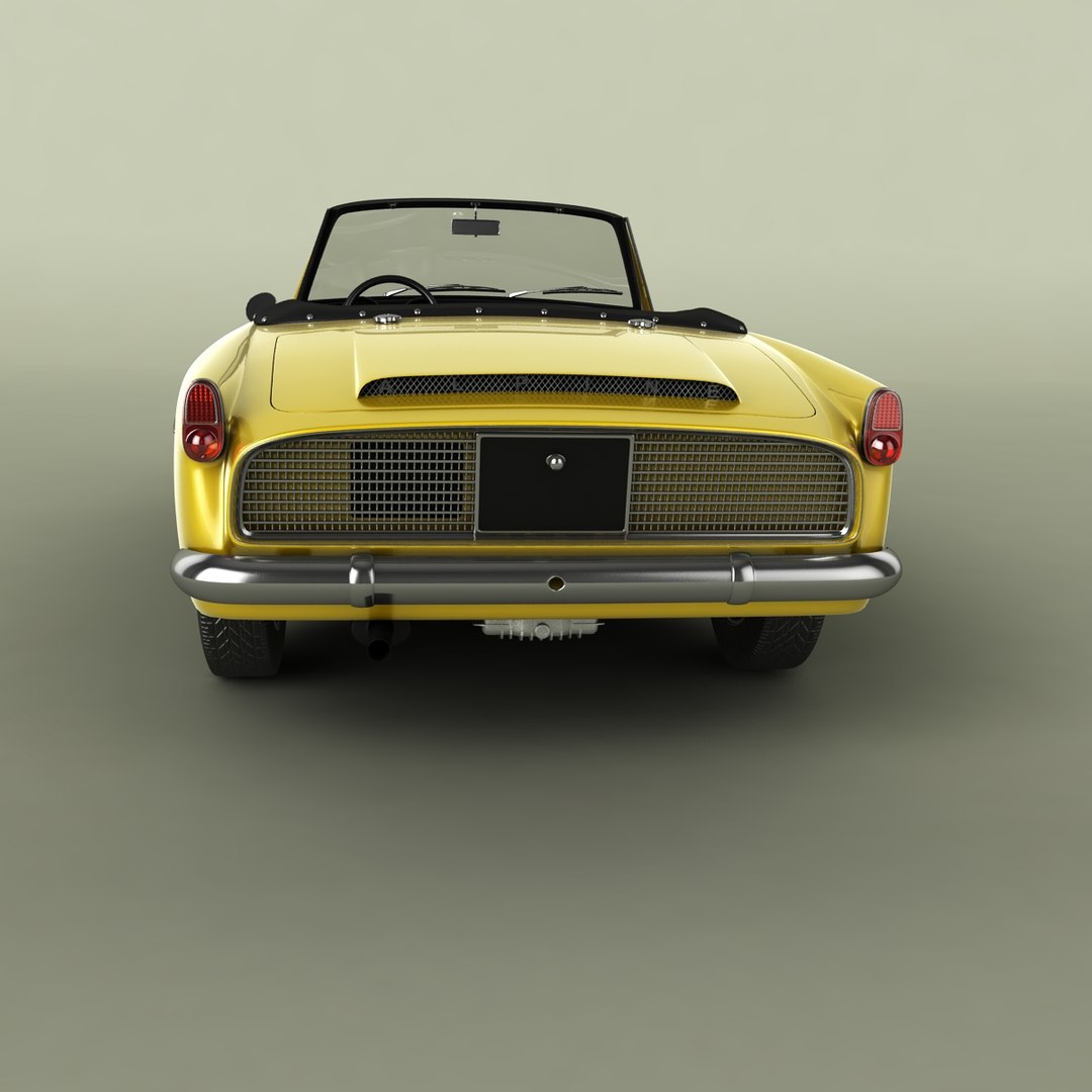 1961 Renault Alpine A108 3D - TurboSquid 1325637