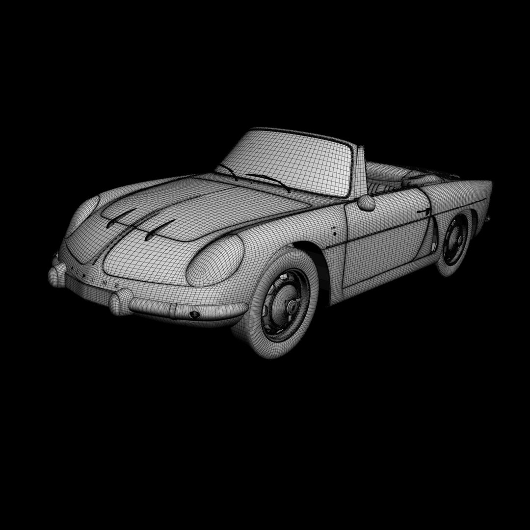 1961 Renault Alpine A108 3D - TurboSquid 1325637