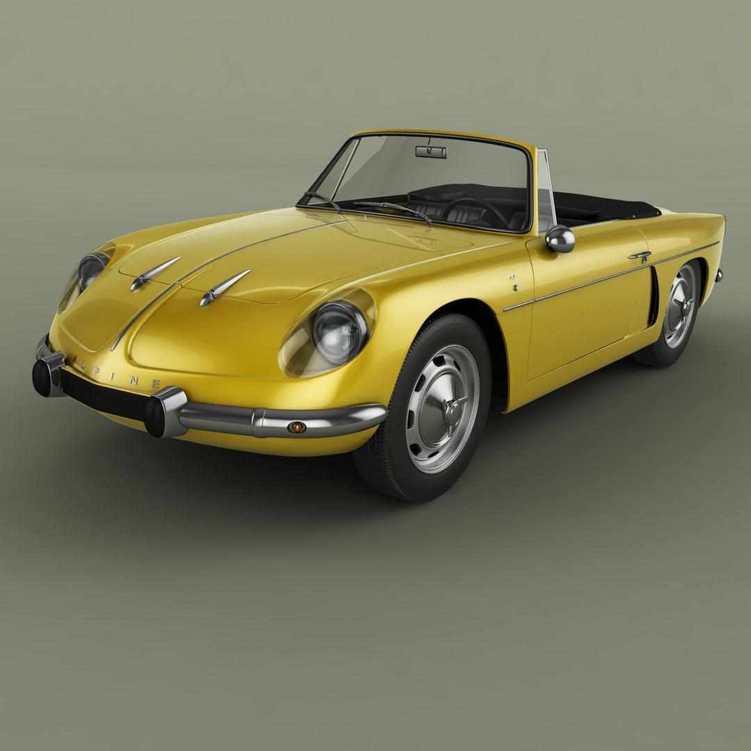 1961 Renault Alpine A108 3D - TurboSquid 1325637