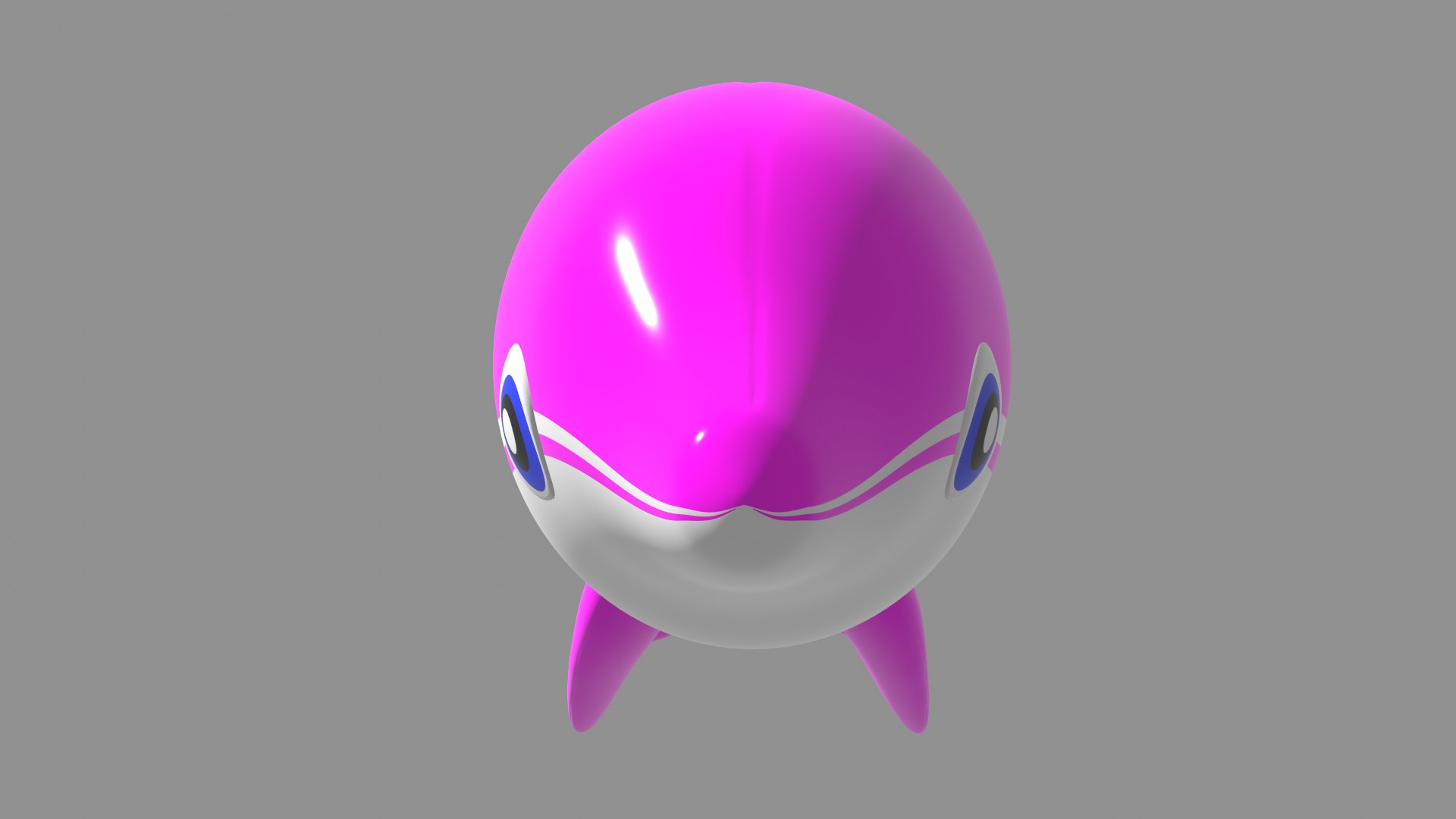 3D Inflatable Dolphin Pink - TurboSquid 1925071