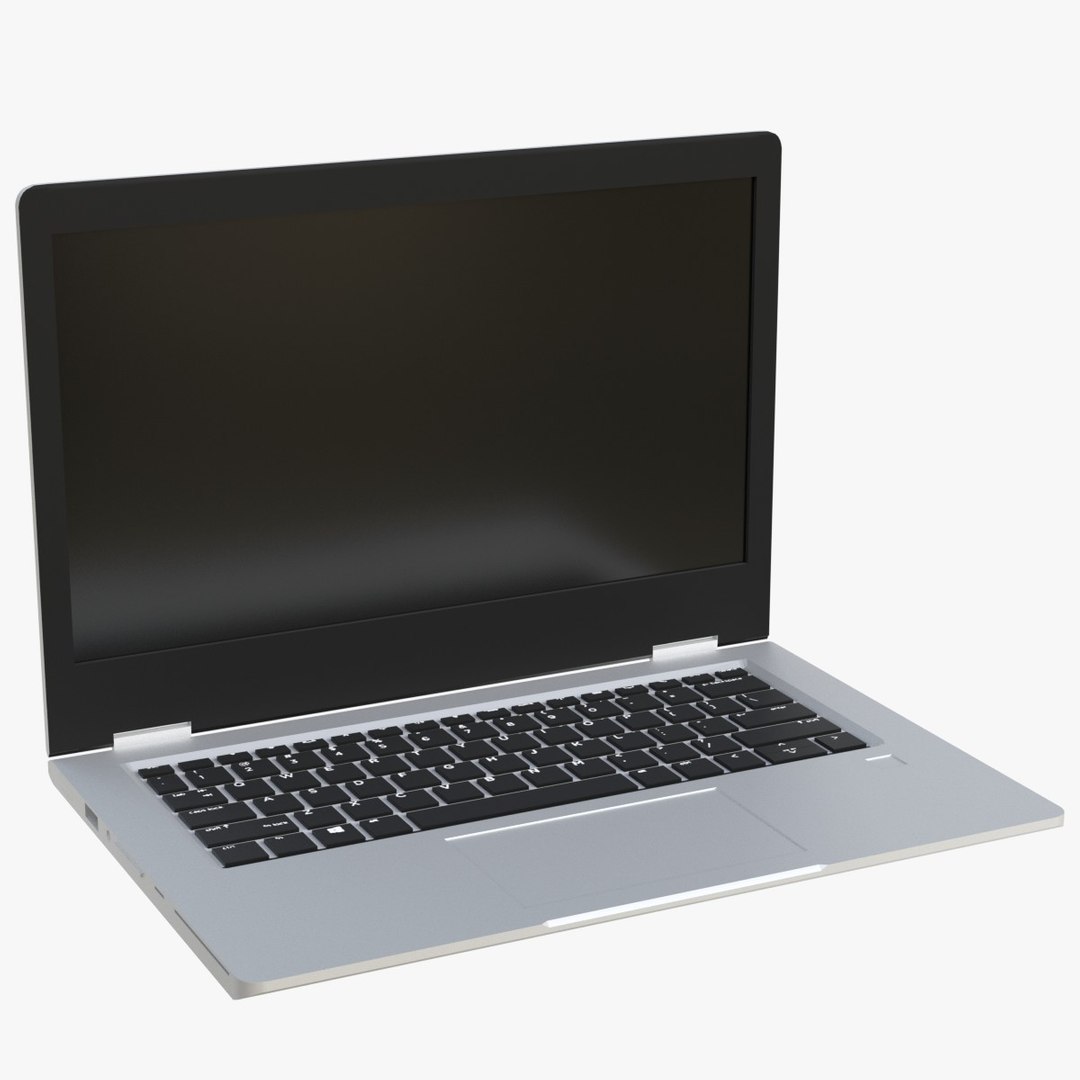 Notebook Laptop Computer 3D Model - TurboSquid 1206679