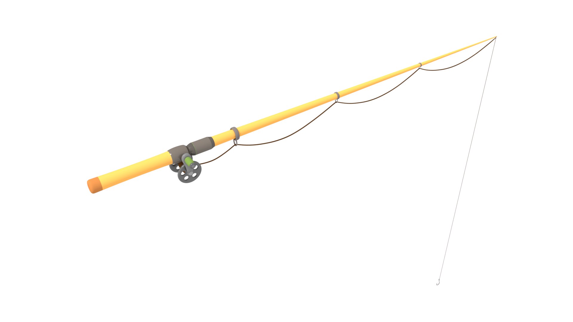 Fishing Pole 3D Model - TurboSquid 1442124