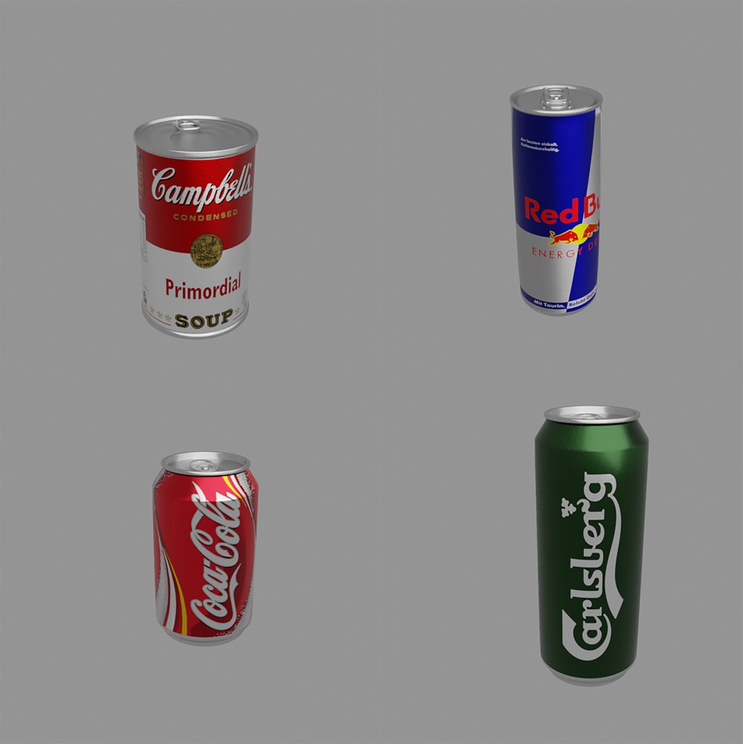 3D Cans asset - TurboSquid 2059852