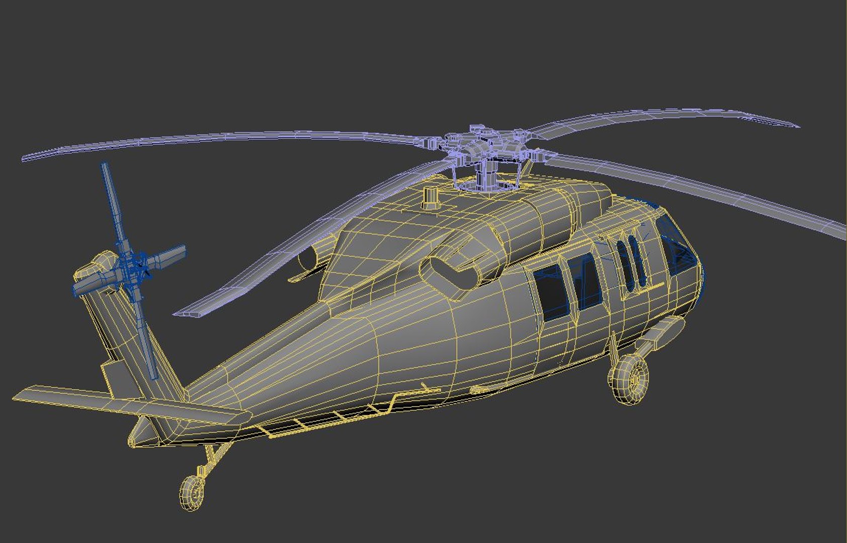 Uh-60 Blackhawk 3D Model - TurboSquid 1630099