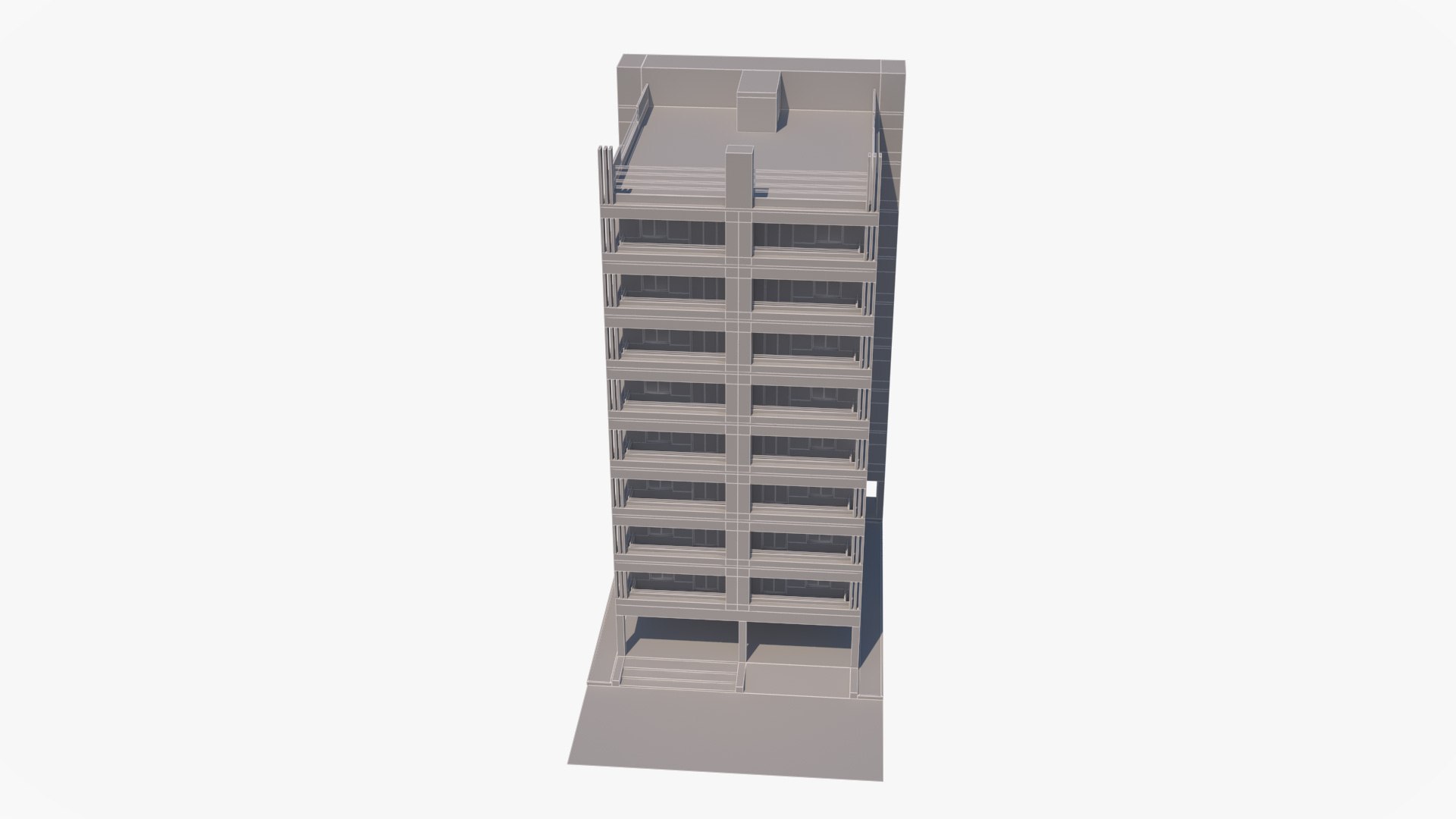 3D Building 35 Model - TurboSquid 2097436