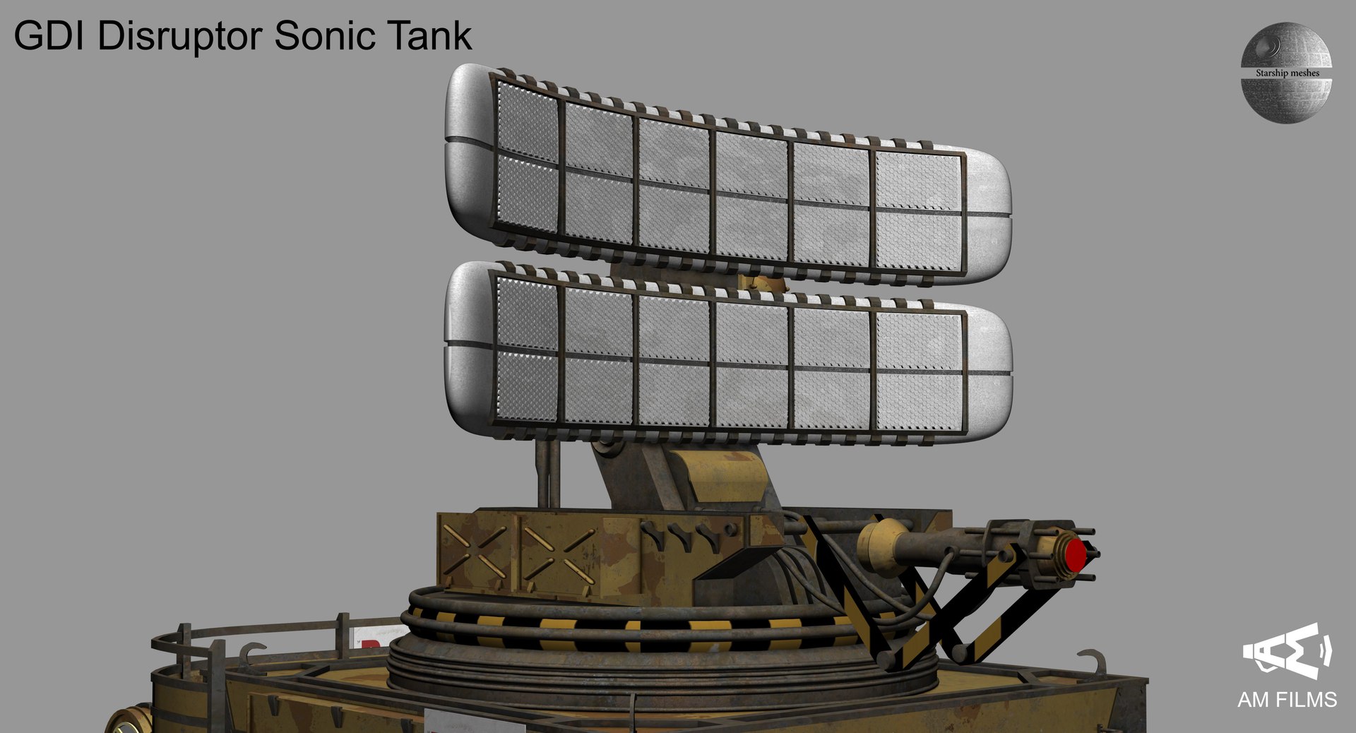 3D GDI Disruptor - TurboSquid 1823576