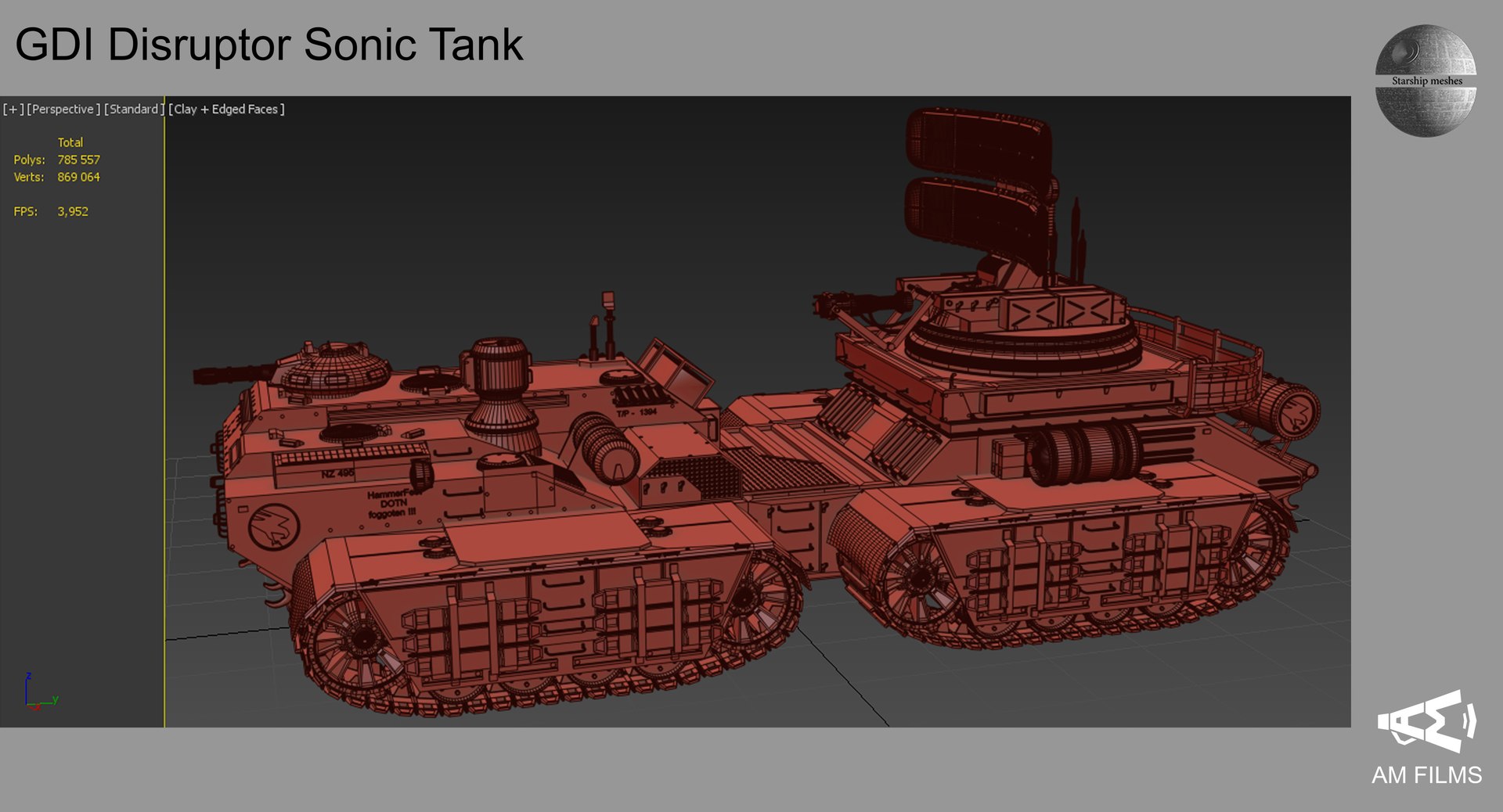 3D GDI Disruptor - TurboSquid 1823576