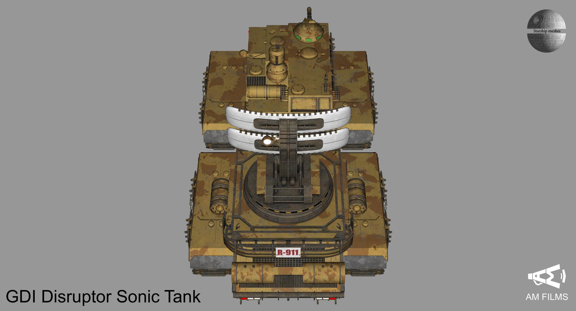 3D GDI Disruptor - TurboSquid 1823576