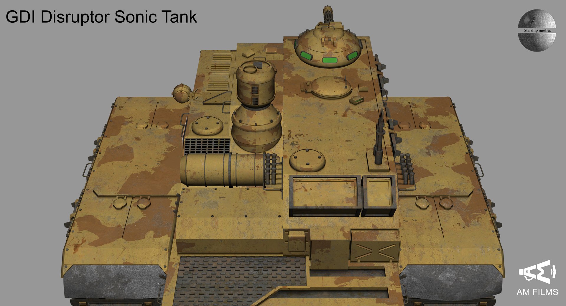 3D GDI Disruptor - TurboSquid 1823576