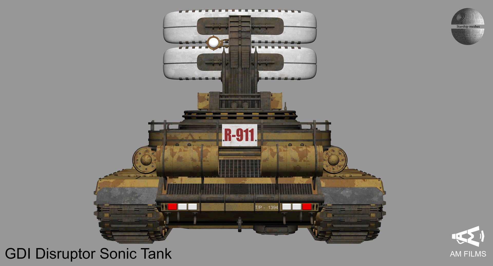 3D GDI Disruptor - TurboSquid 1823576