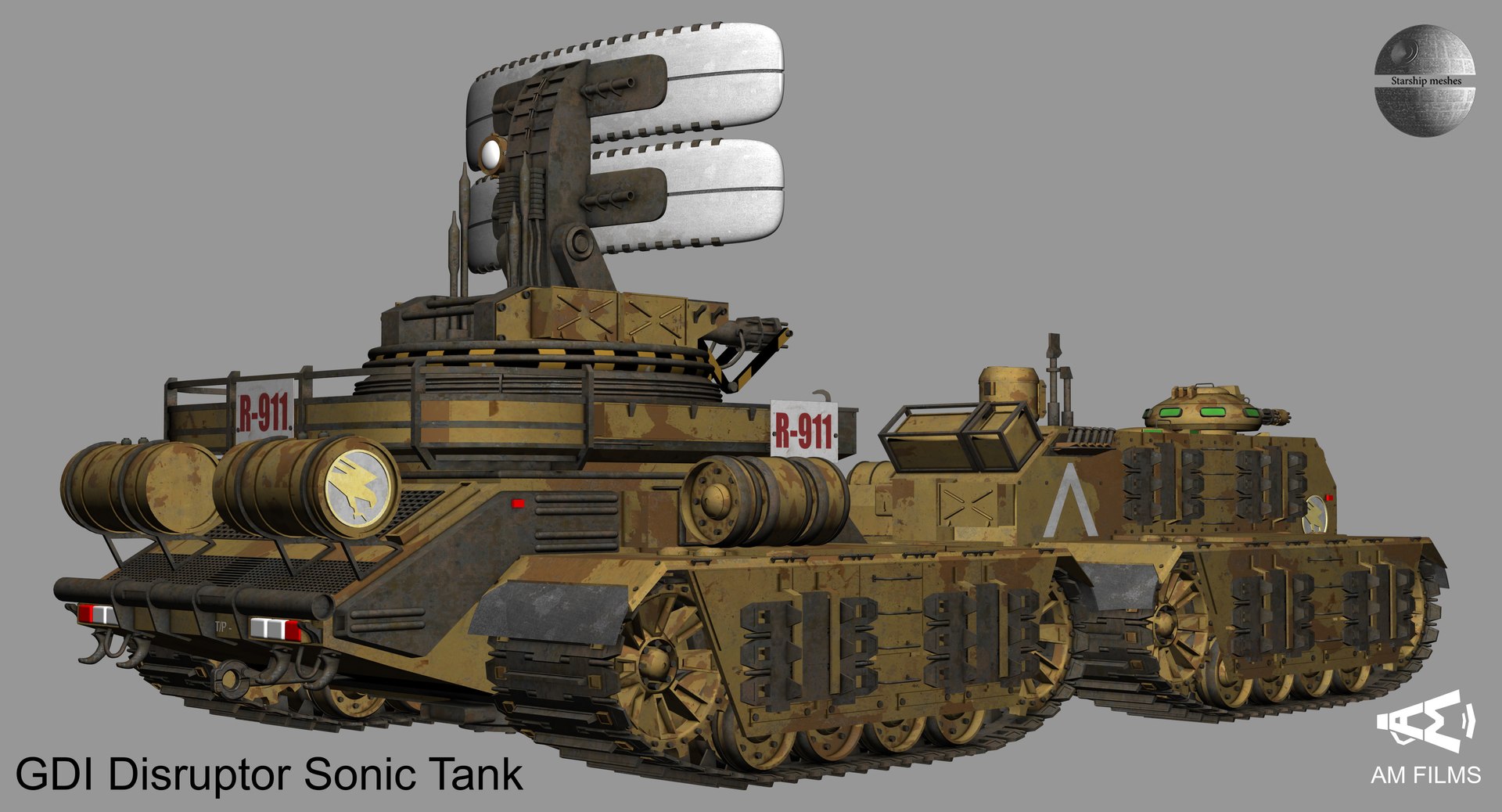 3D GDI Disruptor - TurboSquid 1823576