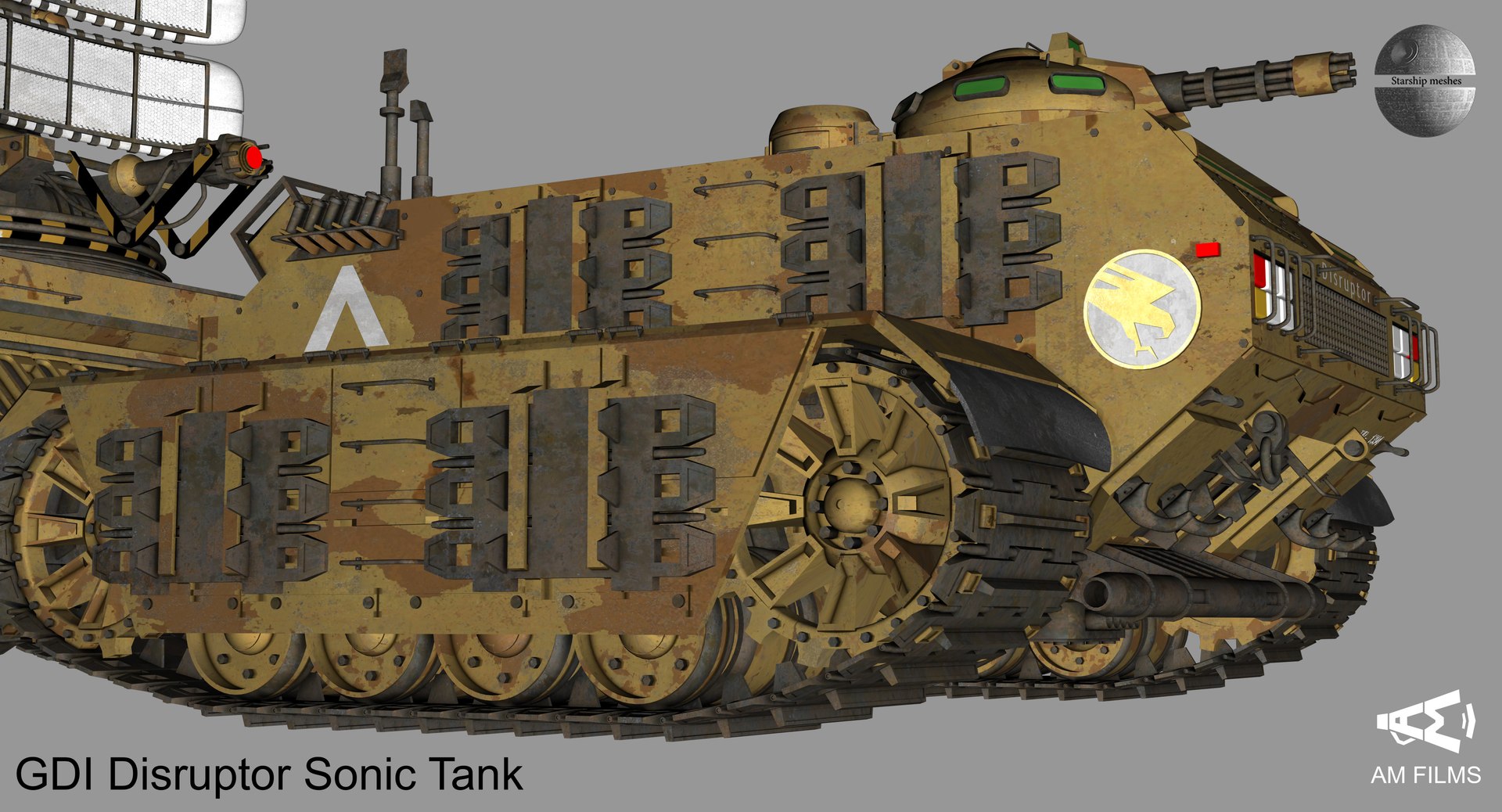 3D GDI Disruptor - TurboSquid 1823576