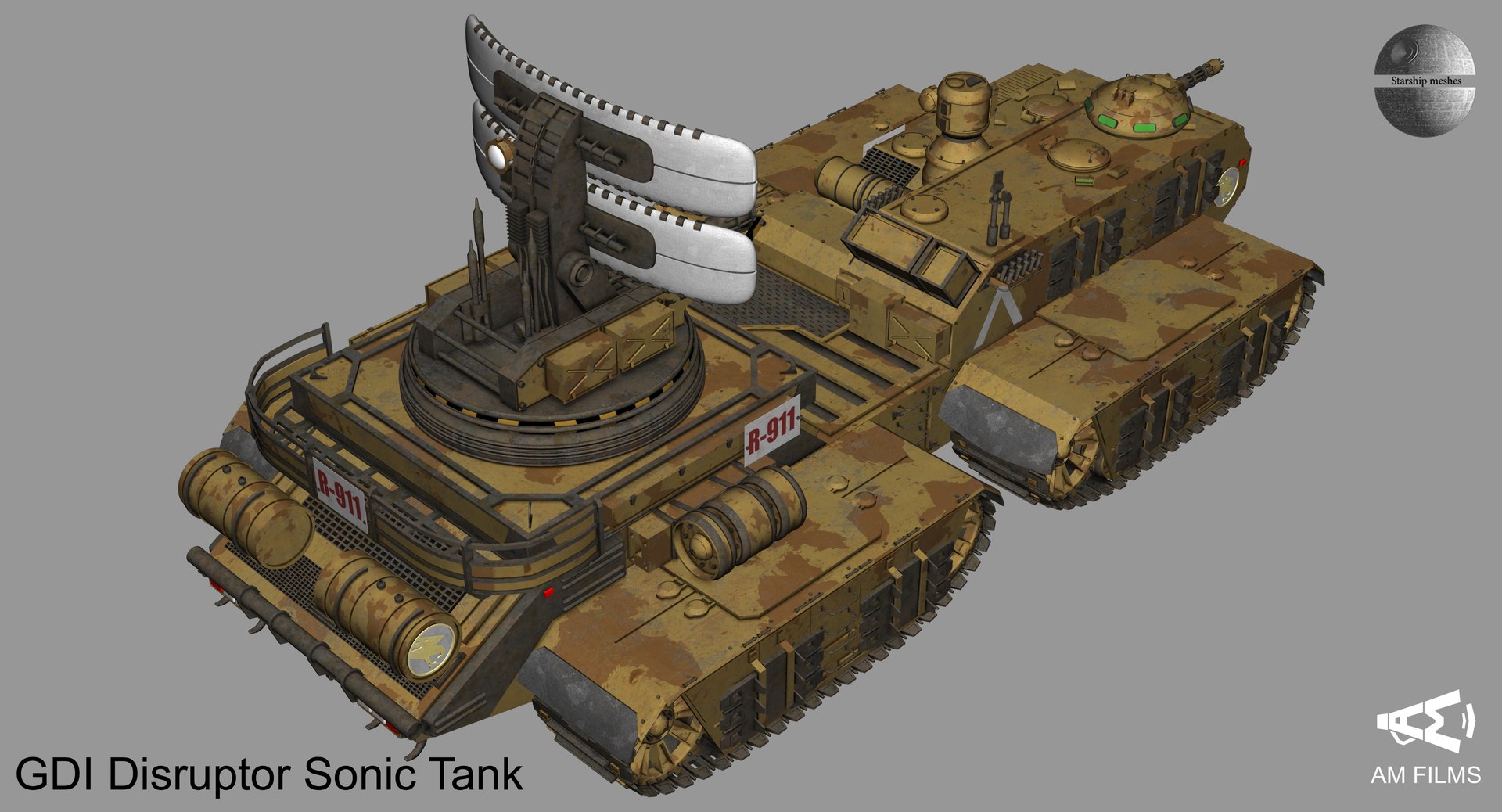 3D GDI Disruptor - TurboSquid 1823576