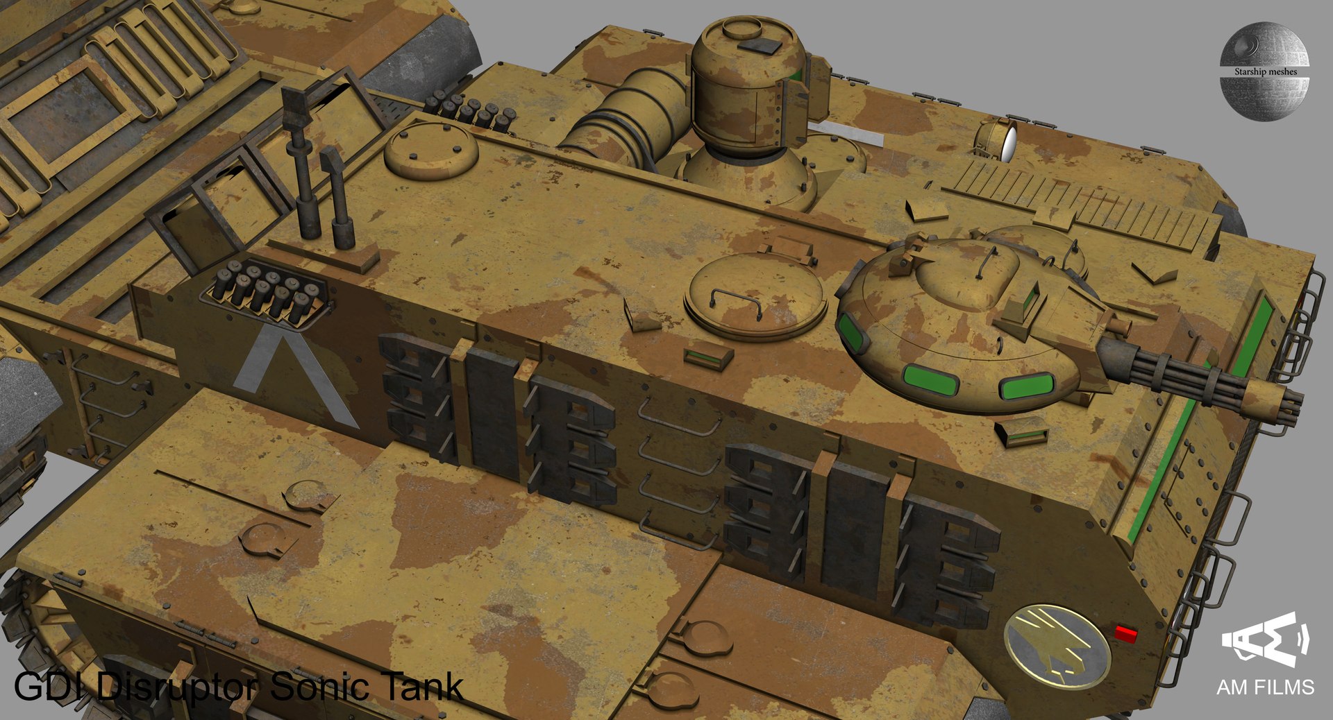 3D GDI Disruptor - TurboSquid 1823576