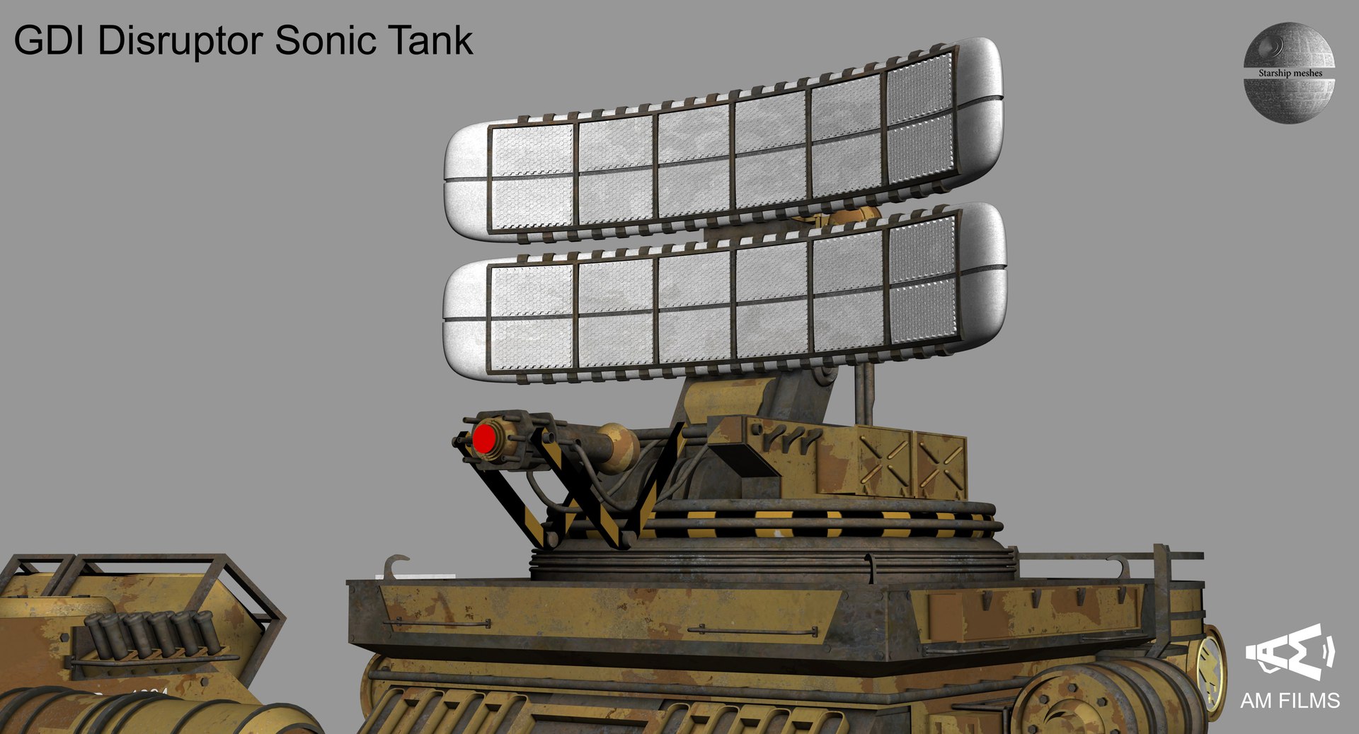 3D GDI Disruptor - TurboSquid 1823576