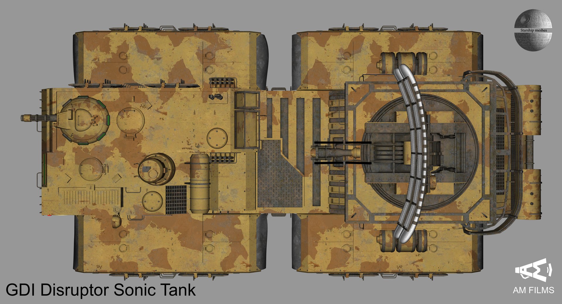 3D GDI Disruptor - TurboSquid 1823576