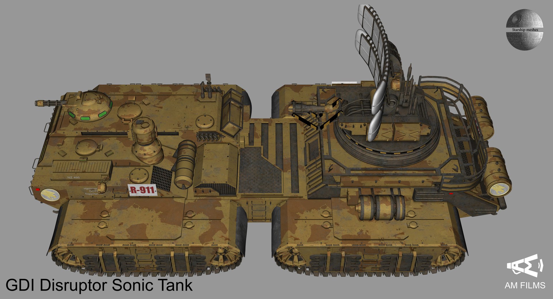 3D GDI Disruptor - TurboSquid 1823576