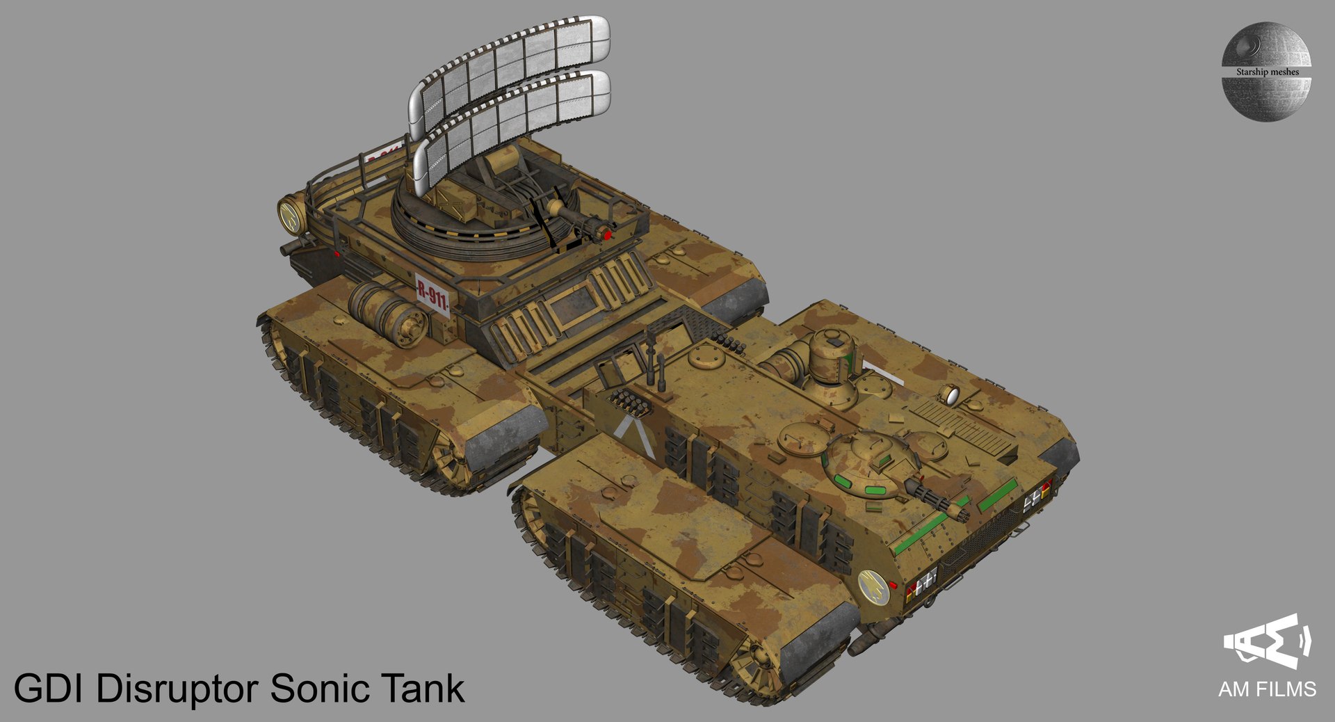 3D GDI Disruptor - TurboSquid 1823576