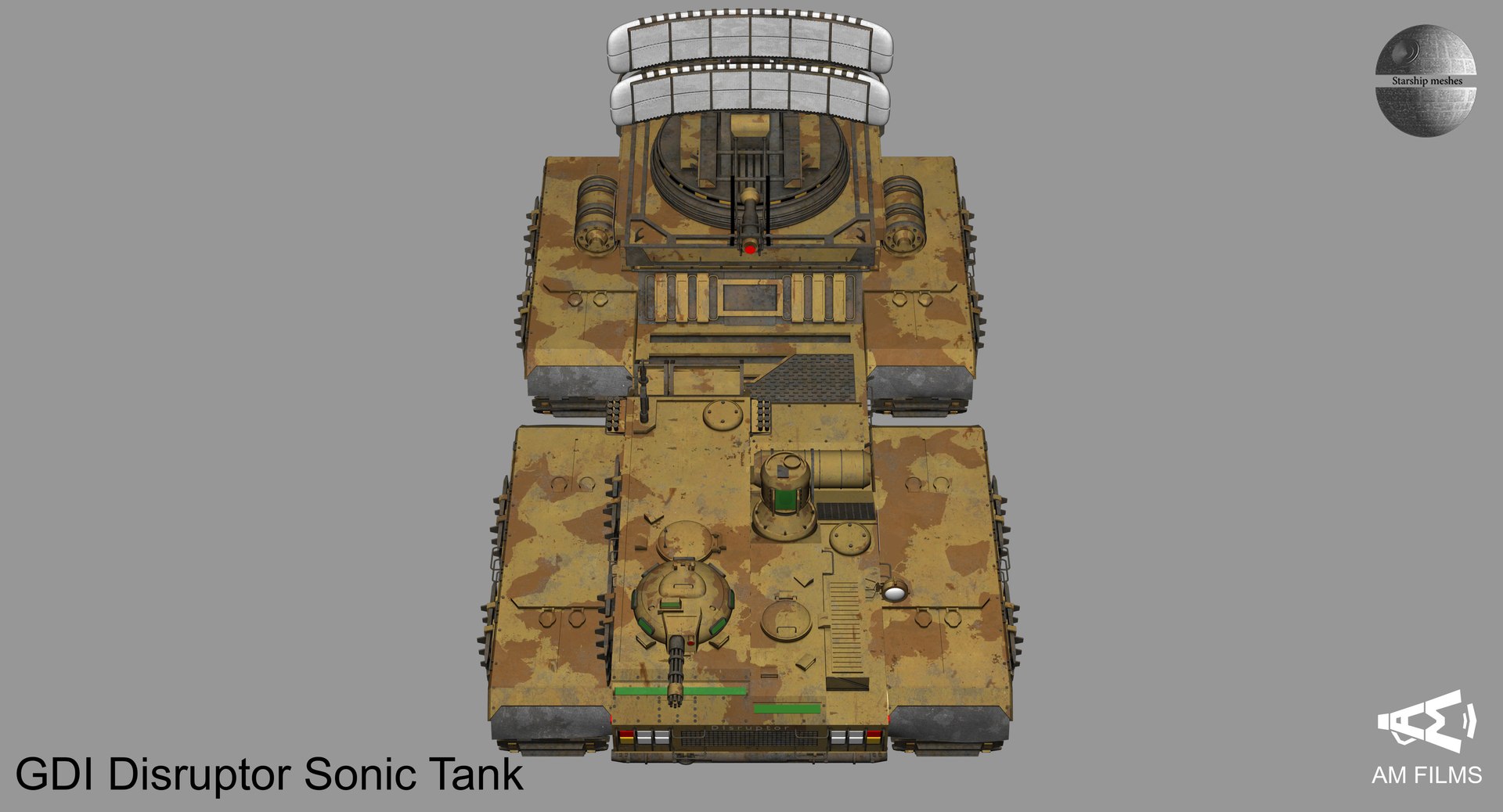 3D GDI Disruptor - TurboSquid 1823576