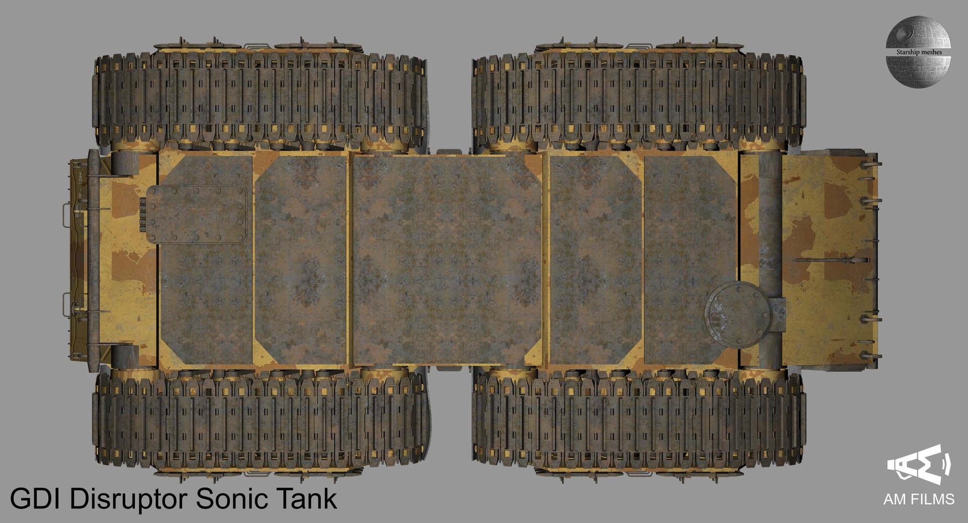 3D GDI Disruptor - TurboSquid 1823576