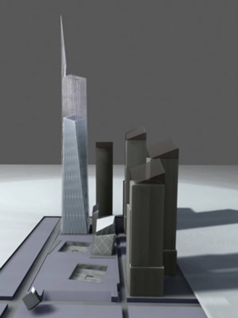 Freedom Tower Building 3d Model