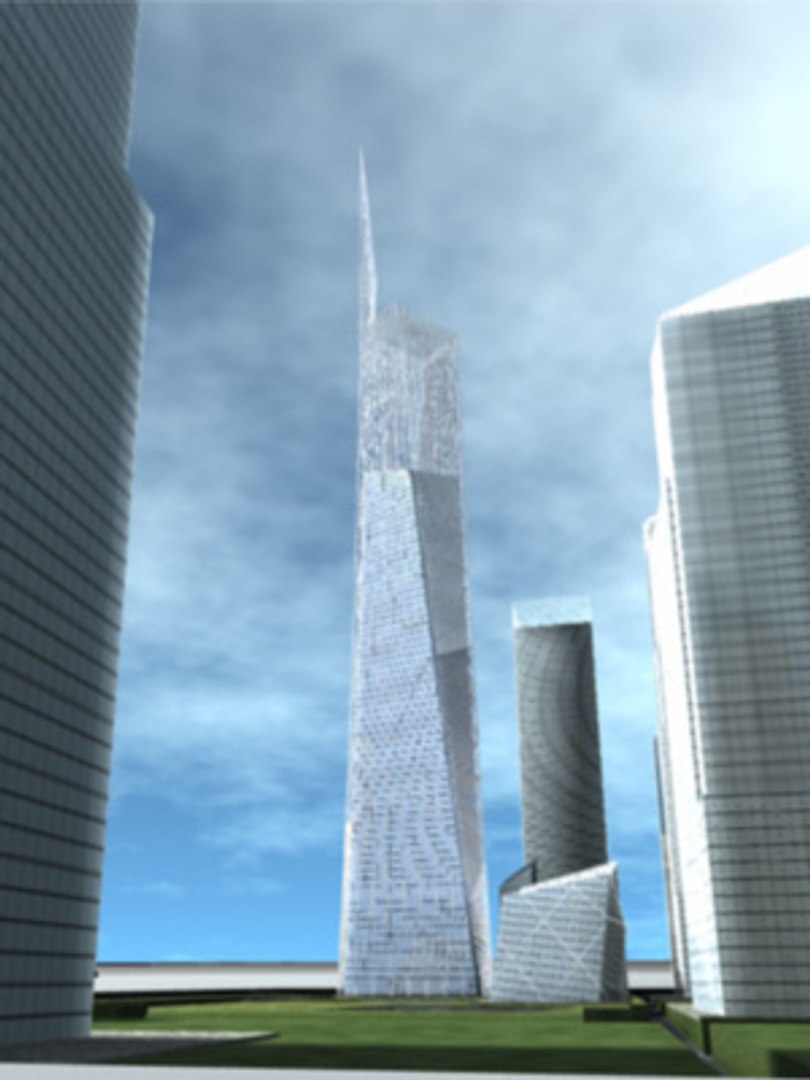 Freedom Tower Building 3d Model