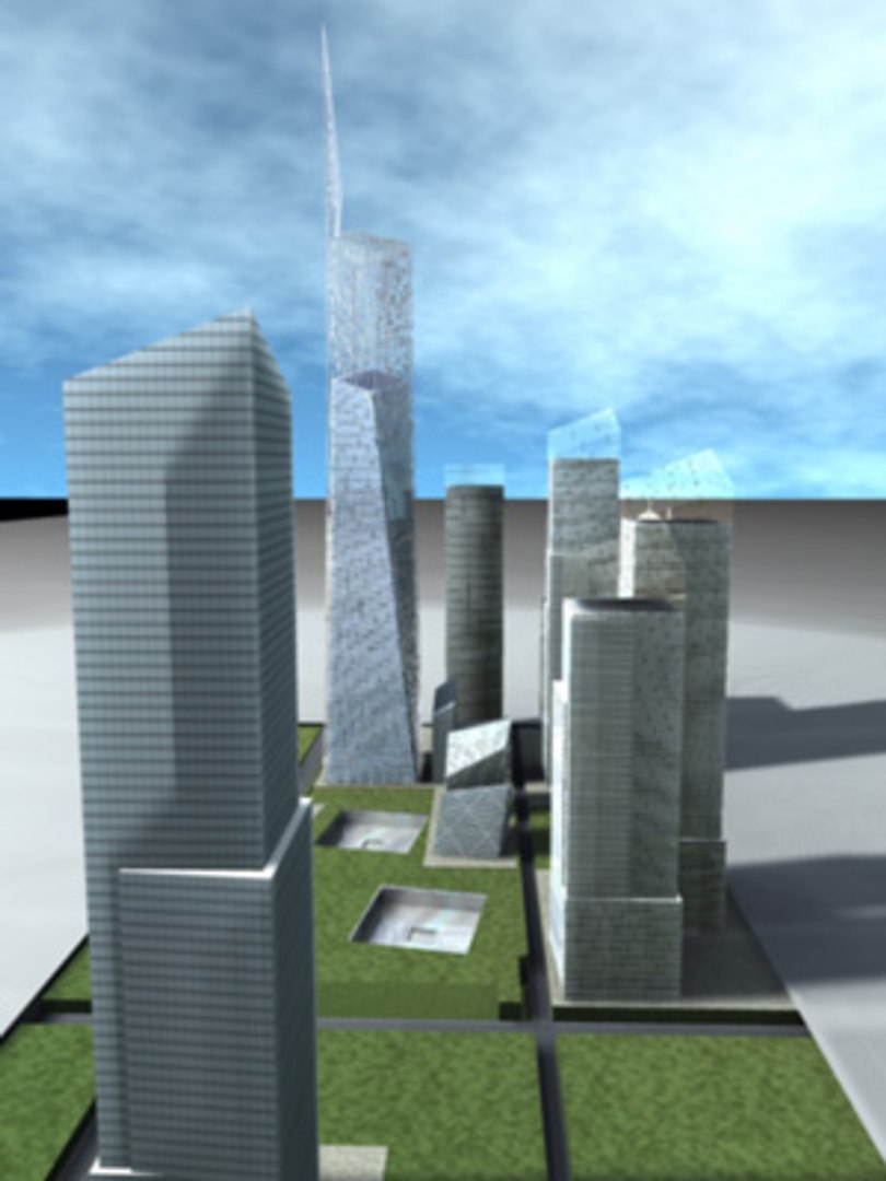 Freedom Tower Building 3d Model