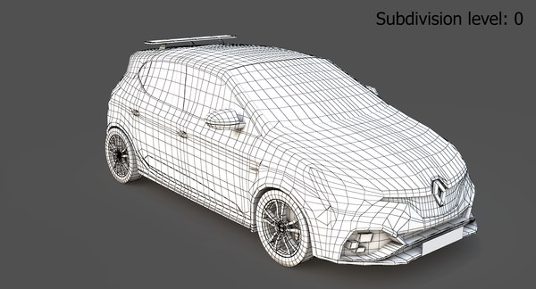 3D renault megane r s model - TurboSquid 1267821
