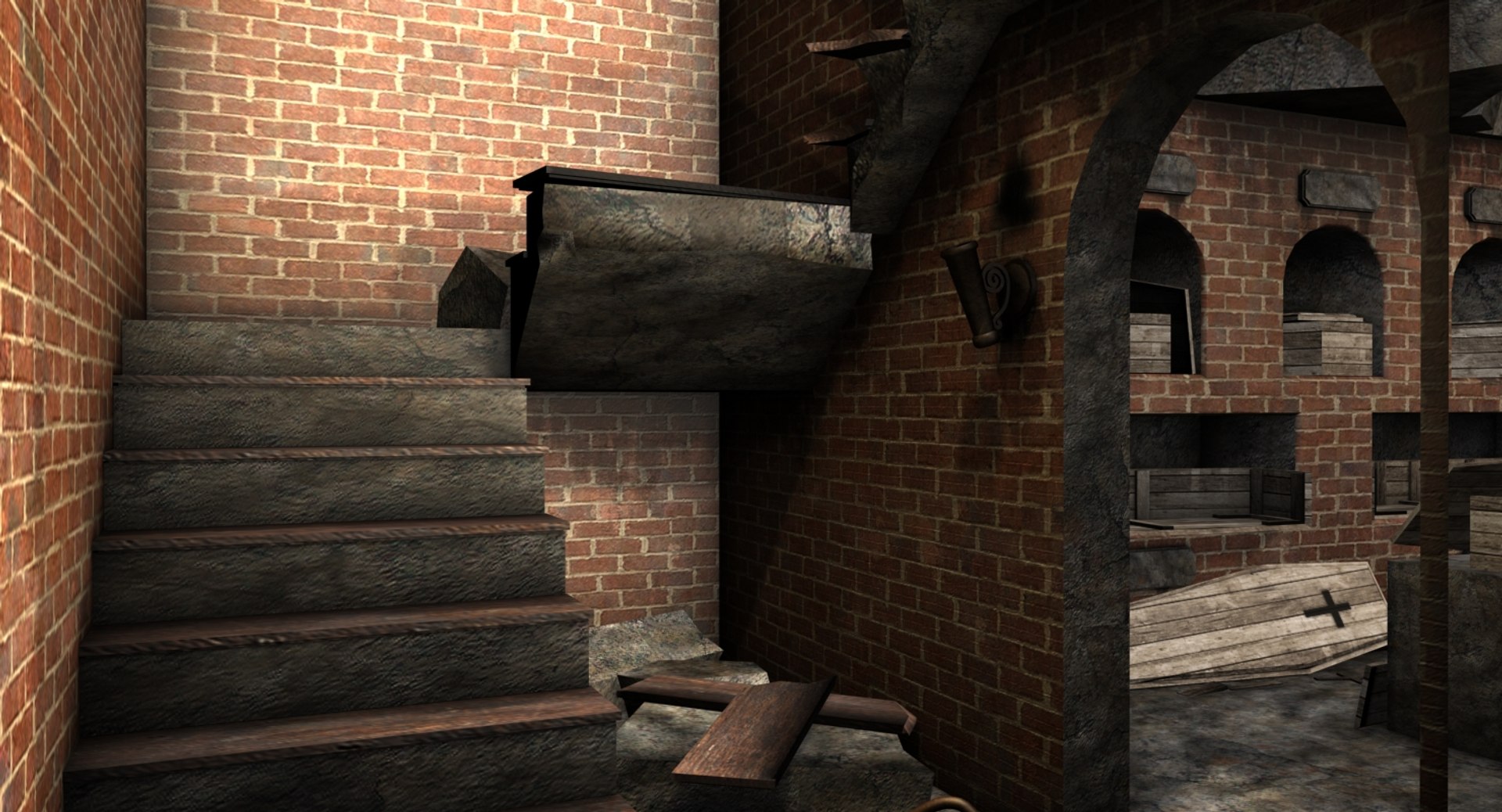 3d Crypt Historical Model