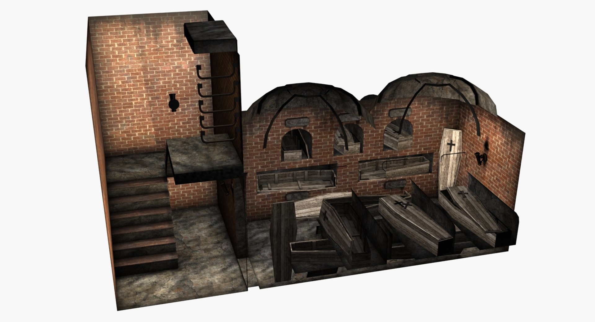 3d Crypt Historical Model