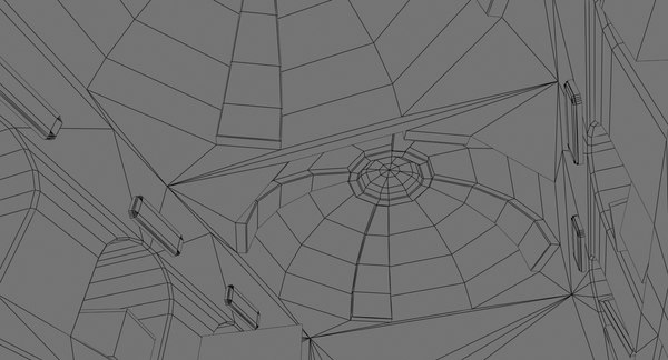 3d crypt historical model