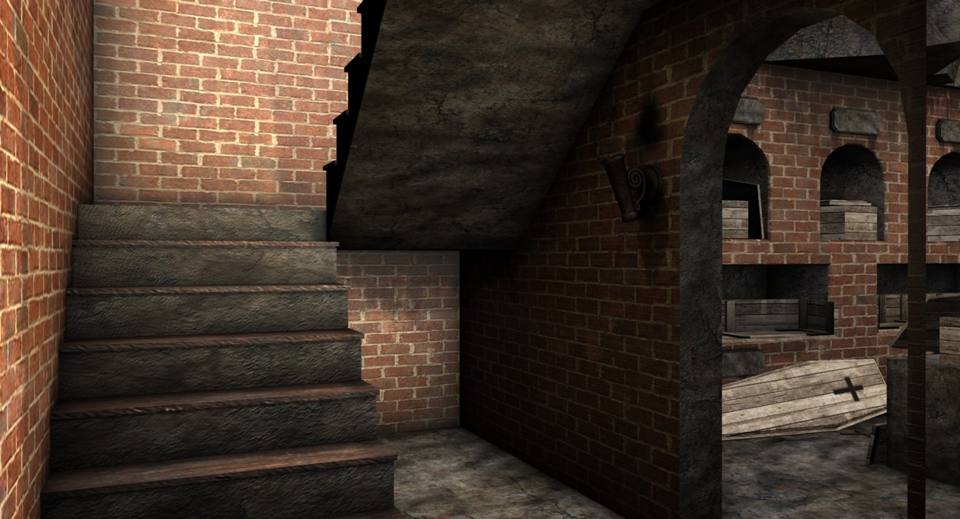 3d Crypt Historical Model