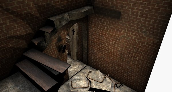 3d crypt historical model