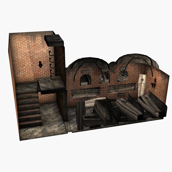 3d crypt historical model