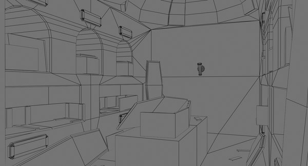 3d crypt historical model