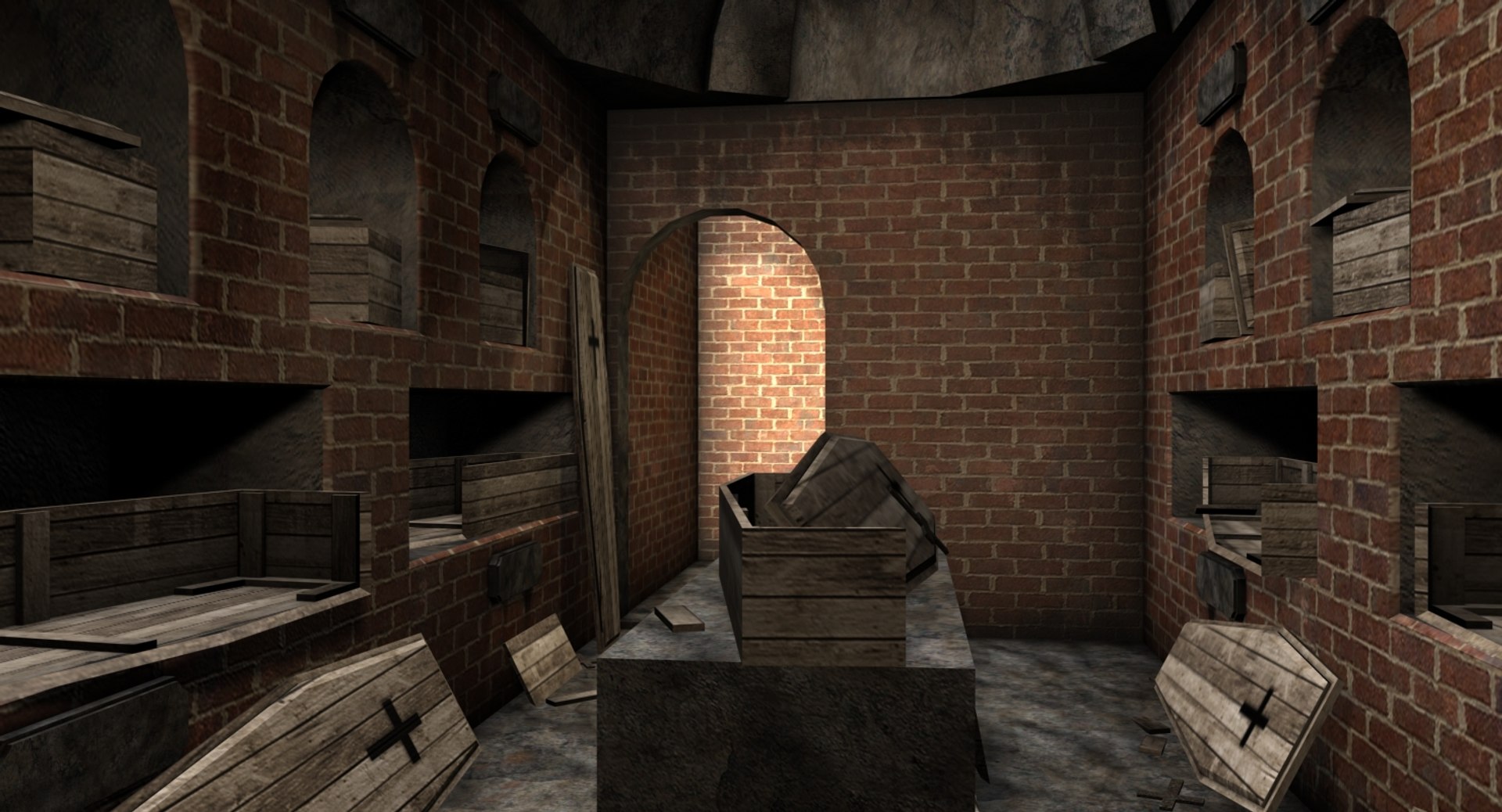 3d Crypt Historical Model