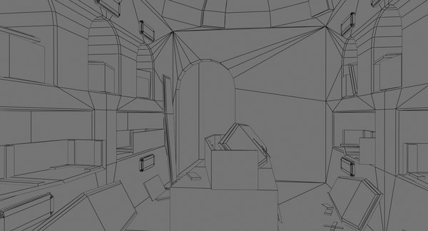 3d crypt historical model