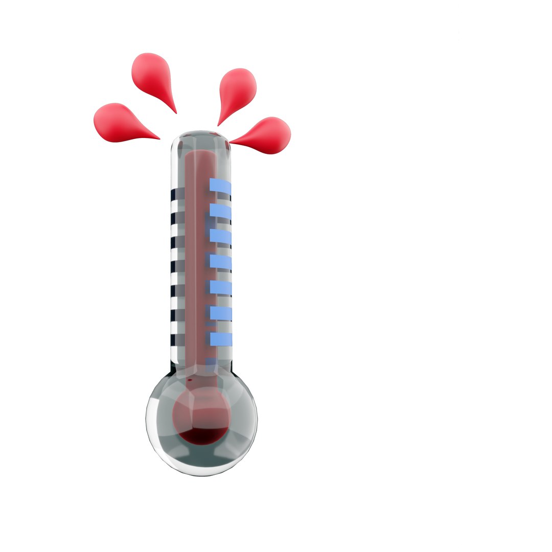 3D 3D High Thermometer Score Icon Model - TurboSquid 2045365