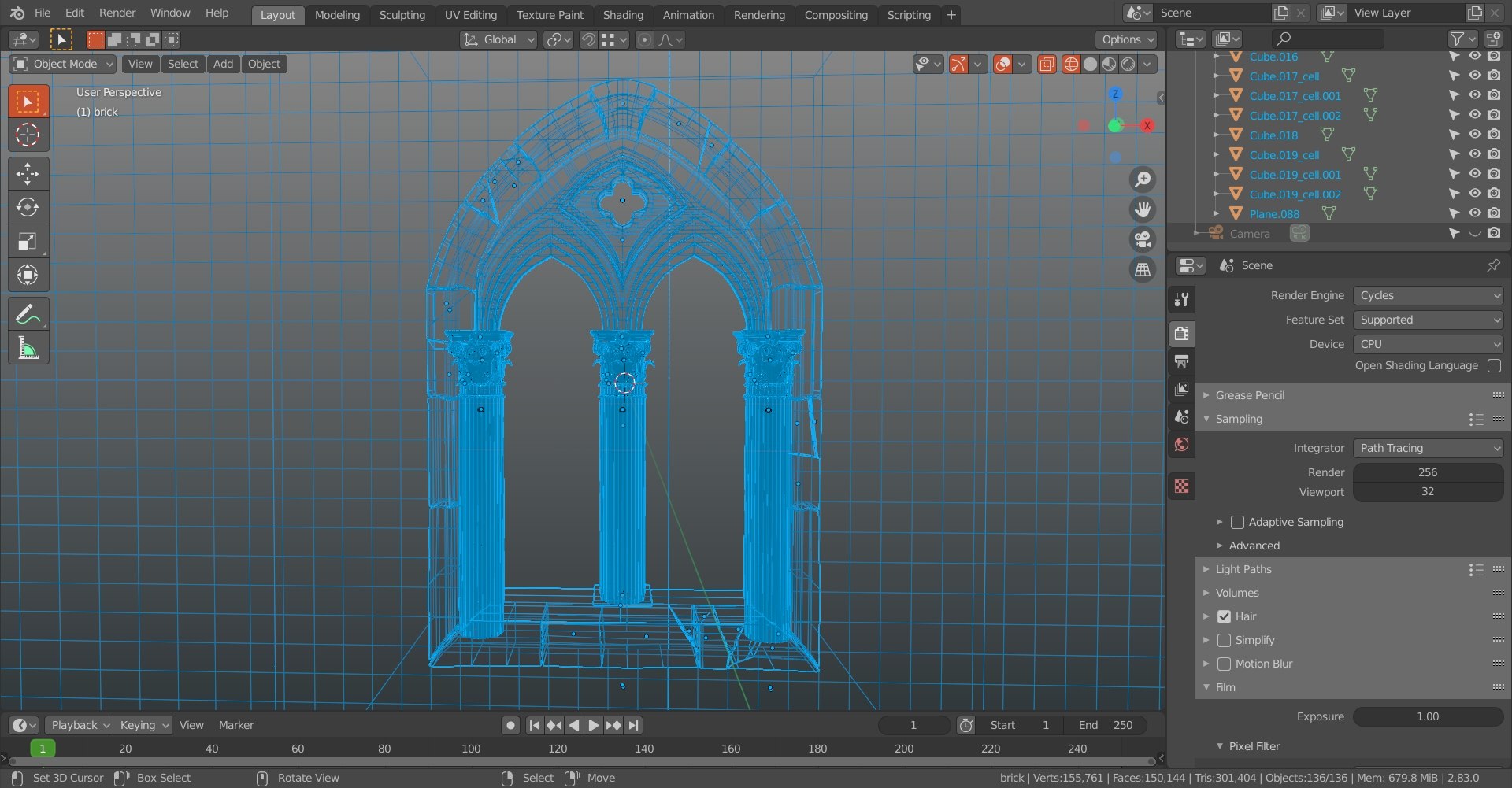 3D Classical Mullioned Window Model - TurboSquid 1605507