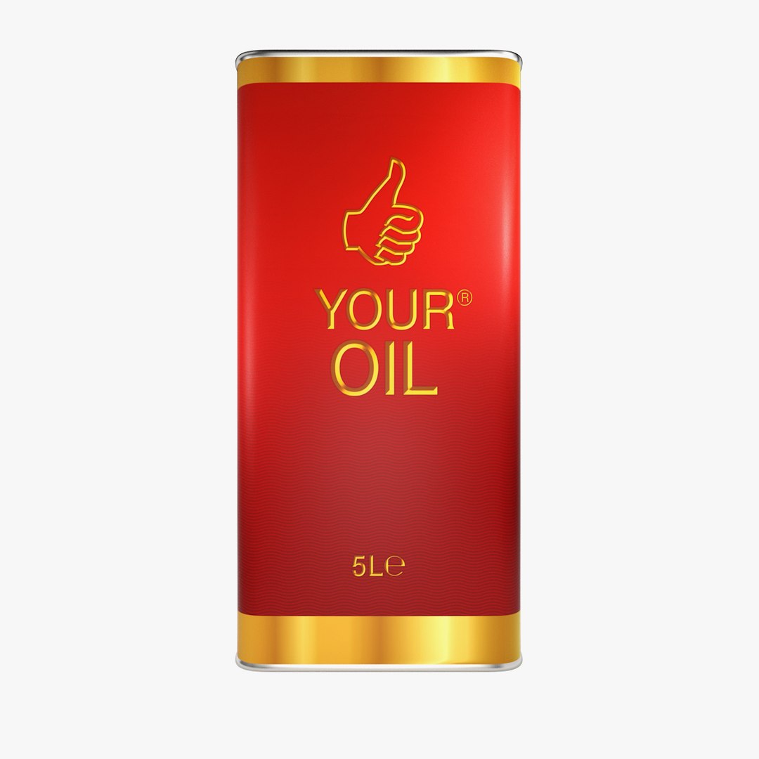5 Liter Oil 3d Max