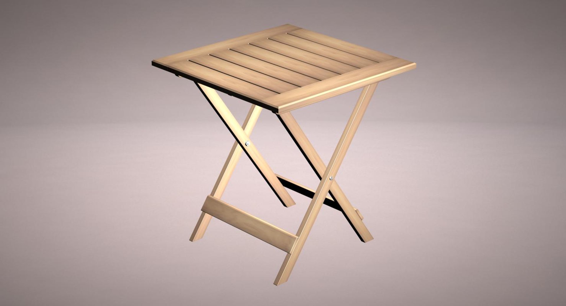 3D folding table model - TurboSquid 1347902