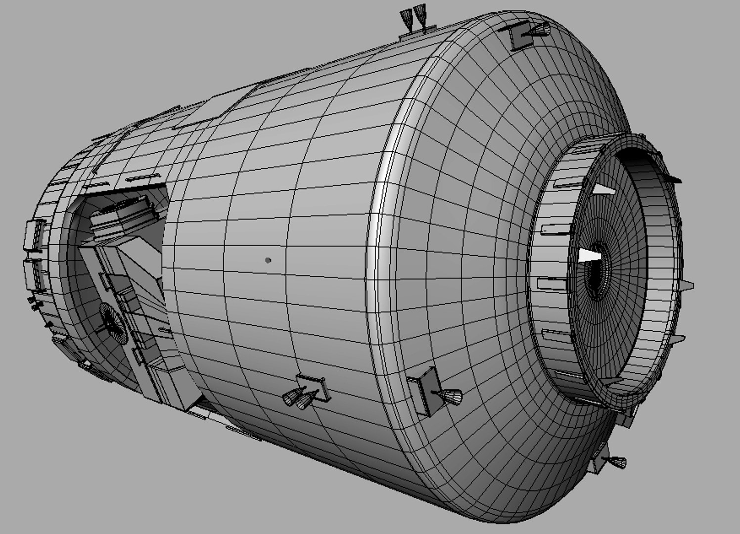 Automated Transfer Vehicle 3d Model