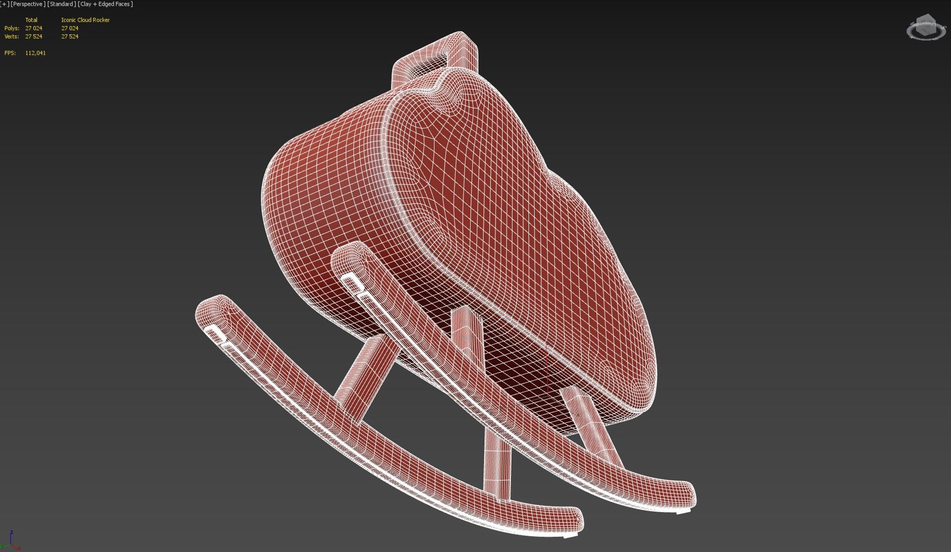 3D Iconic Cloud Rocker Model - TurboSquid 1607530