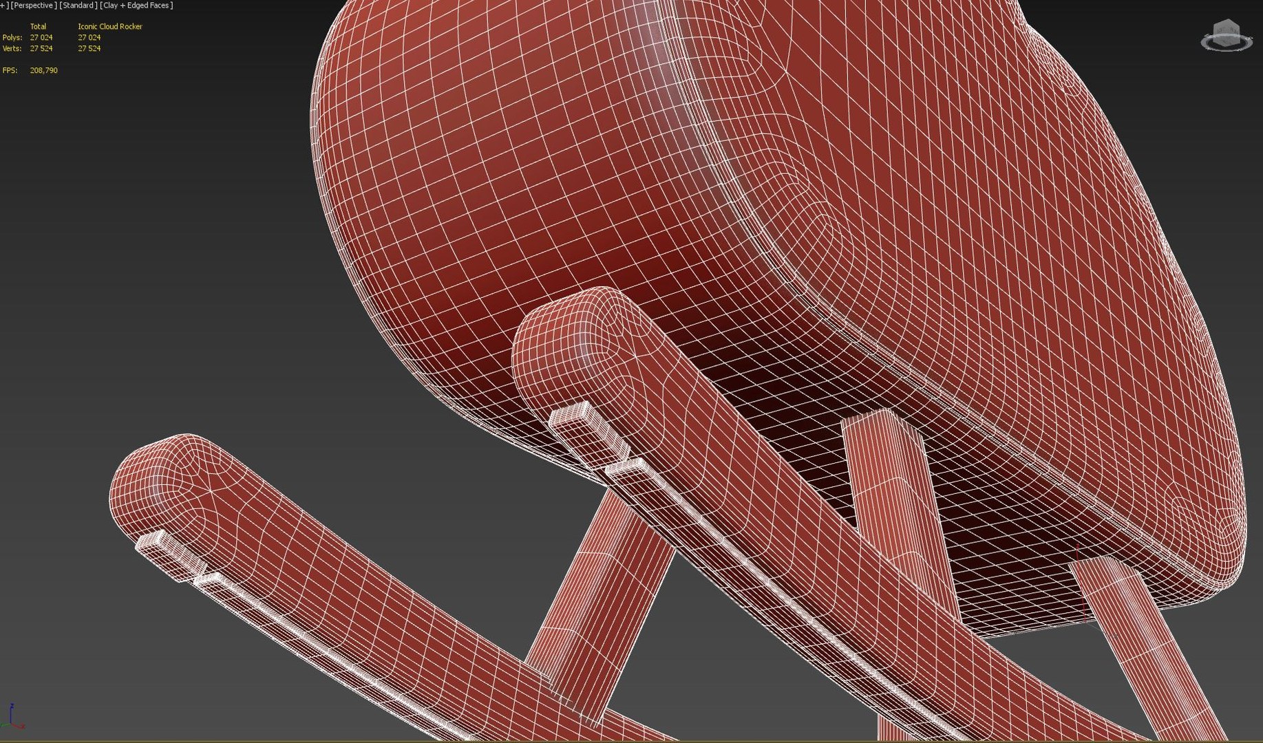 3D Iconic Cloud Rocker Model - TurboSquid 1607530